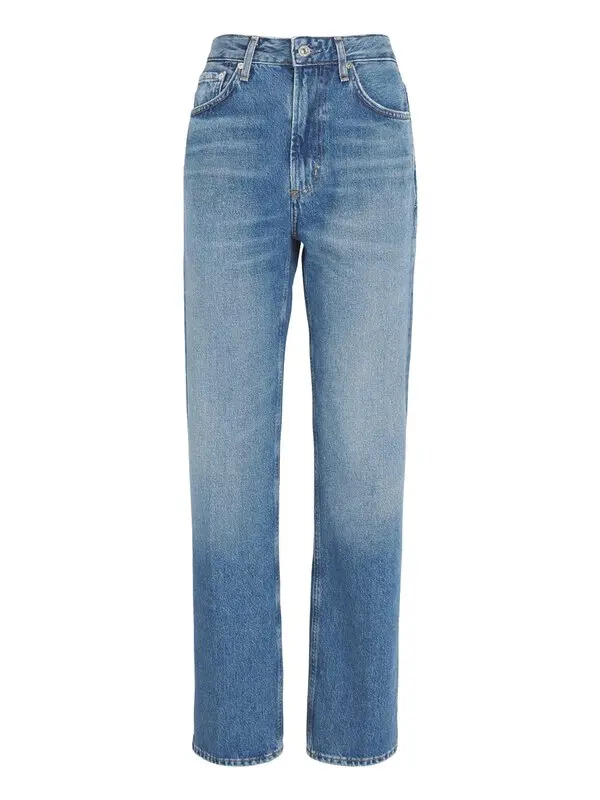 Citizens Of Humanity High-waist Zurie Straight Jeans - Blue
