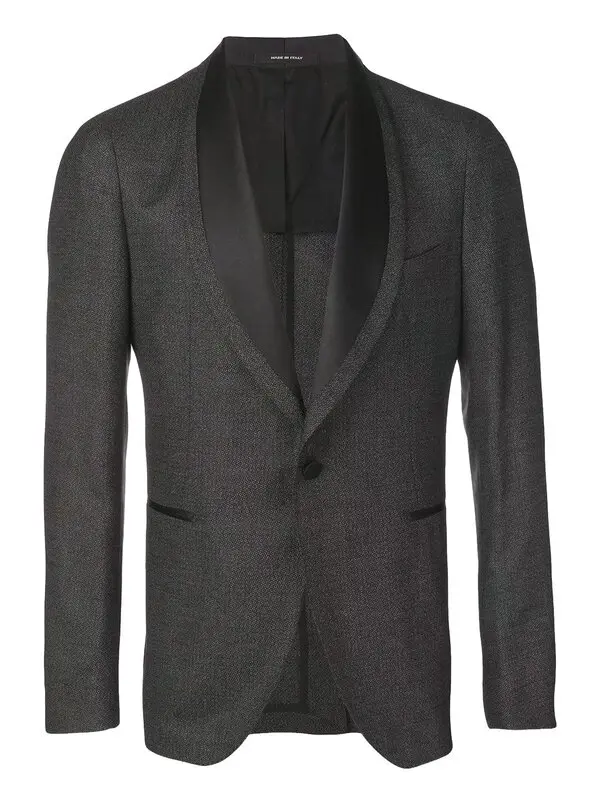 Tagliatore Classic Single-breasted Blazer - Grey
