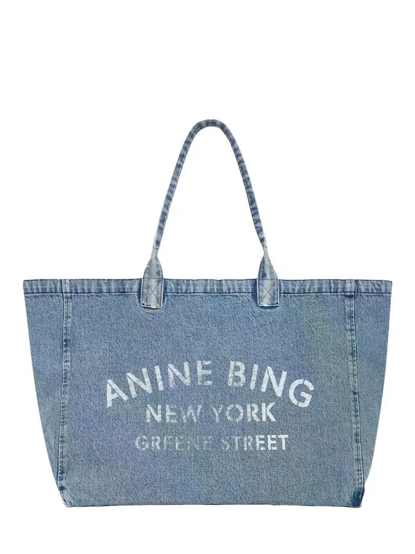 ANINE BING Leo Tote Bag - Blue
