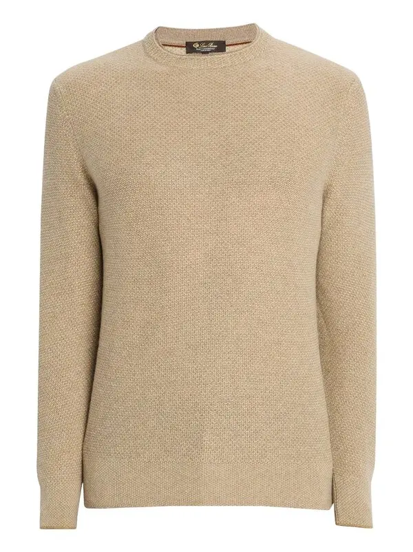Loro Piana Cashmere Crewneck Sweater - J1zm Cream