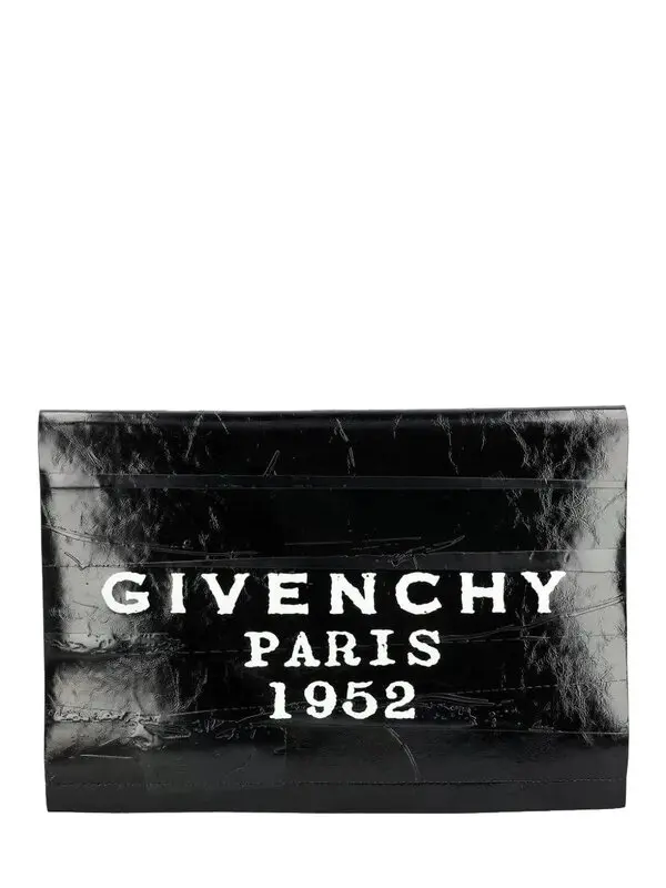 Givenchy Logo Clutch - Black