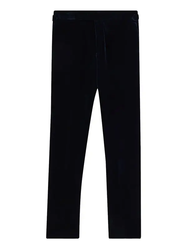 Ralph Lauren Cotton Velvet Trousers - New Navy