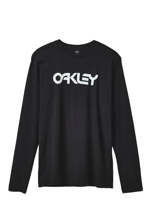 Oakley Mark Ii Logo Graphic Long Sleeve Tee - Black