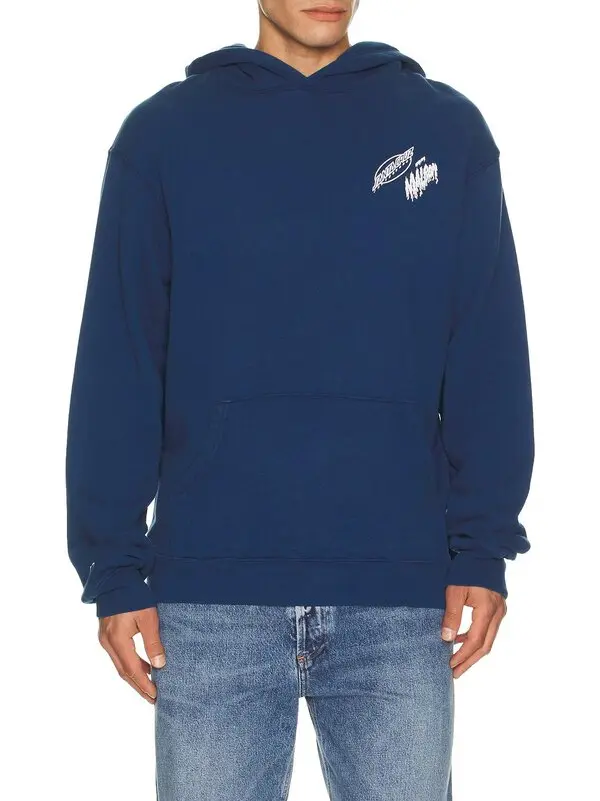 MALBON X Santa Cruz Fesque Slasher Hoodie - Navy
