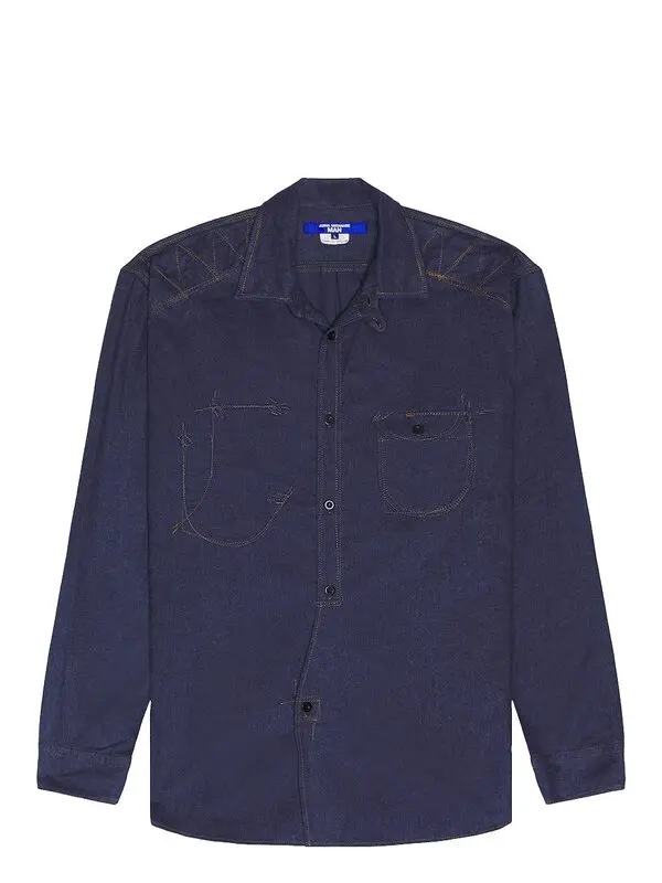 Junya Watanabe Flannel Shirt - Navy