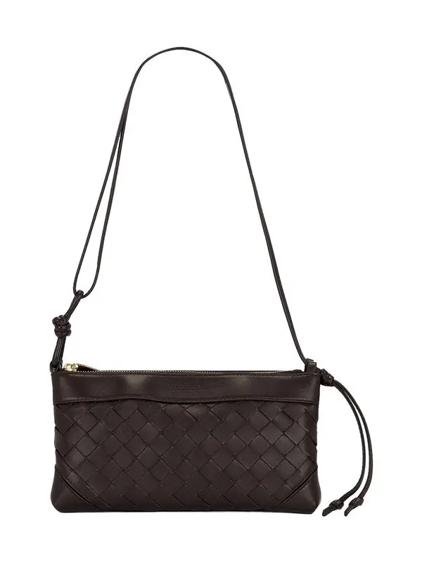 Bottega Veneta Andiamo Double Pouch - Fondant & Gold