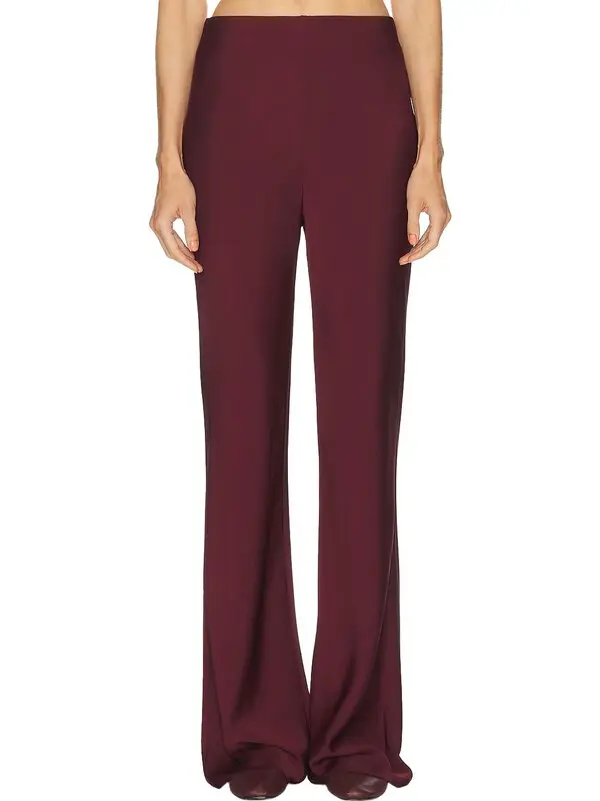 SRG Lennon Silk Pant - Oxblood