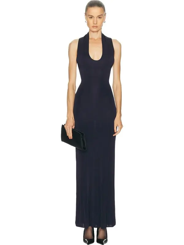 SRG Minerva Knit Gown - Midnight Navy