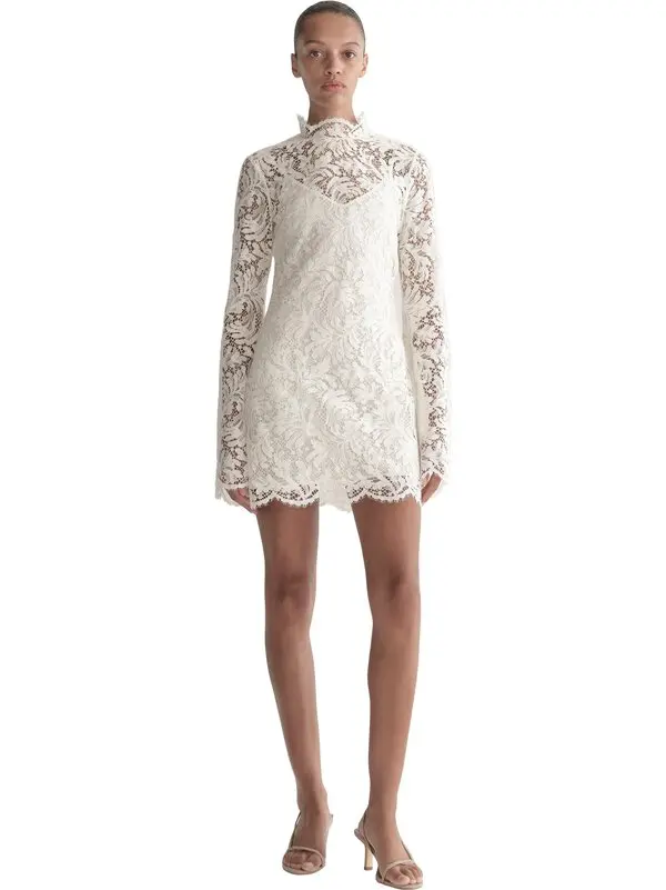 A.L.C. Eden Lace Mini Dress - Ecru