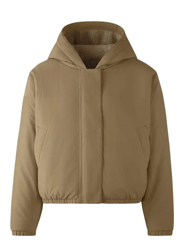 Canada Goose Alberni Reversible Fleece Bomber Jacket - Desert Sand/desert Sand