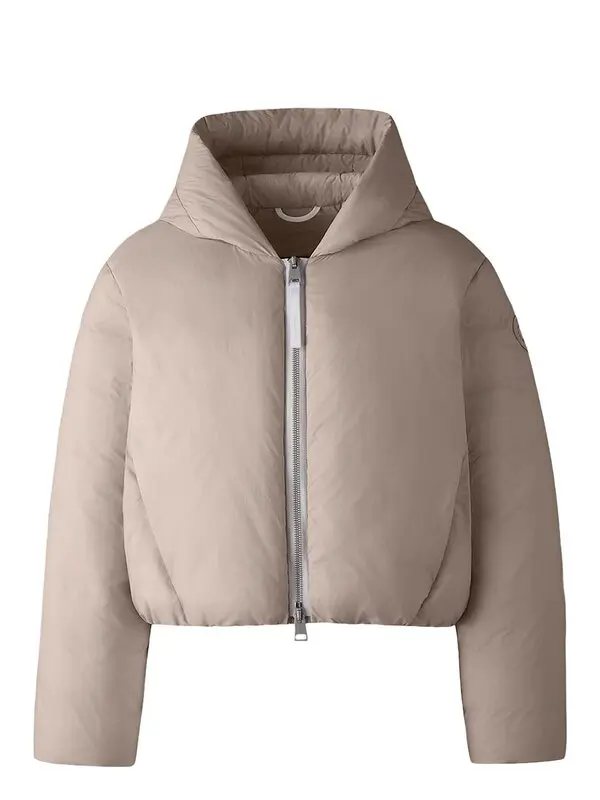 Canada Goose Elba Hooded Down Puffer Jacket - Limestone