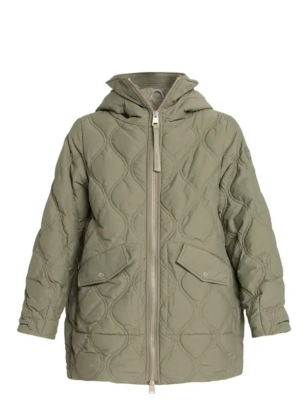 Canada Goose Alessia Hooded Quilted Down Coat - Sagebrush