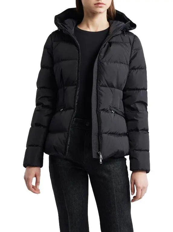Moncler Avoce Hooded Down Jacket - Black