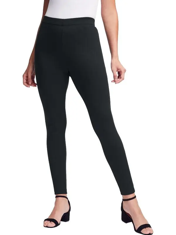JESSICA LONDON Ponte Legging - Black