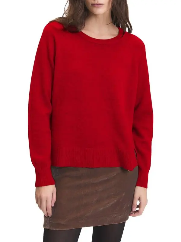 Deluc Begonia Crewneck Sweater - Red