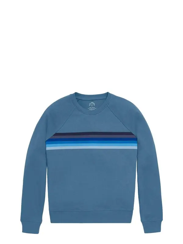 PRIMARY Adult 24/7 Banner Stripe Sweatshirt - Moonlight Banner