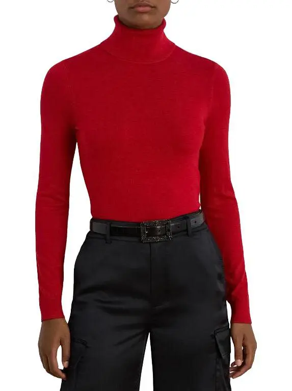 Ralph Lauren Slim Turtleneck Sweater - Ralph Red