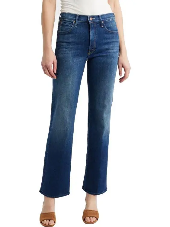MOTHER Lil Kick It High-waist Straight-leg Jeans - Troublemaker