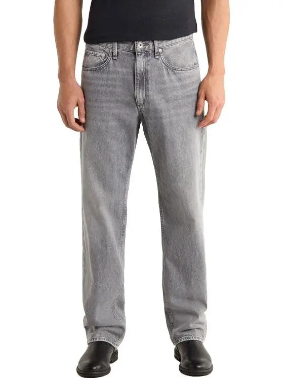 Rag & Bone Fit 4 Authentic Rigid Straight Leg Jeans - Ice Grey
