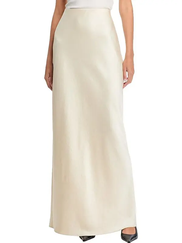 Vince Fluid Bias Cut Maxi Skirt - Bona