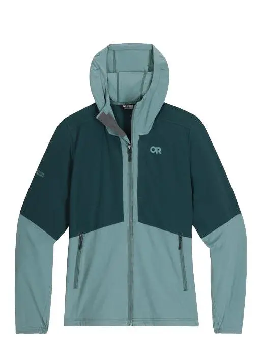 OUTDOOR RESEARCH Ferrosi Front Zip Hooded Jacket - Neptune/douglas Fir