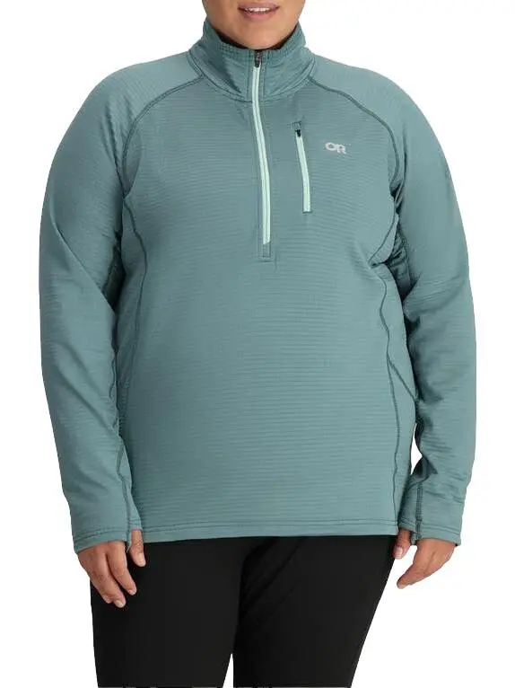 OUTDOOR RESEARCH Vigor Grid Fleece Half Zip - Neptune
