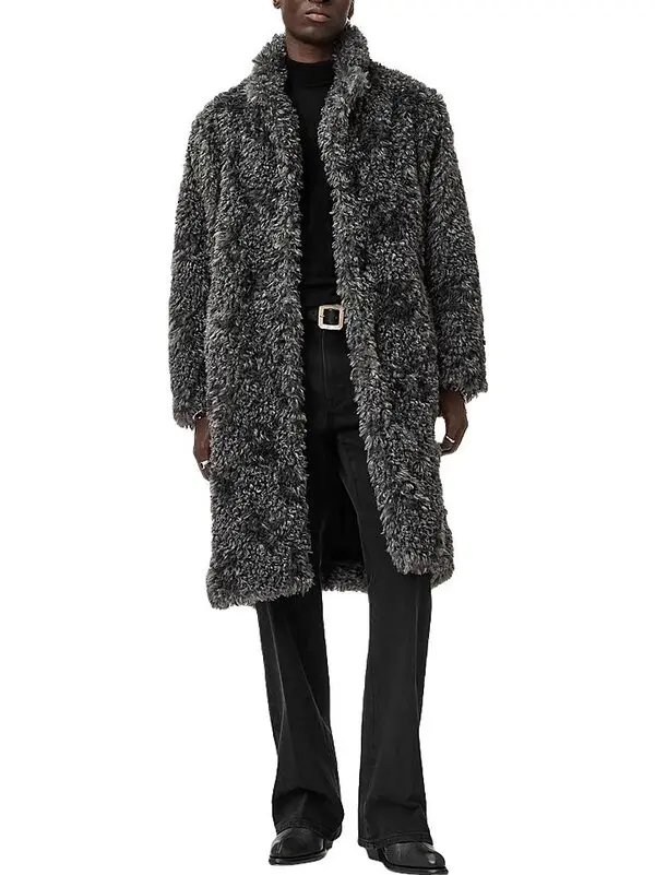 John Varvatos Ace Faux Fur Coat - Sting Ray