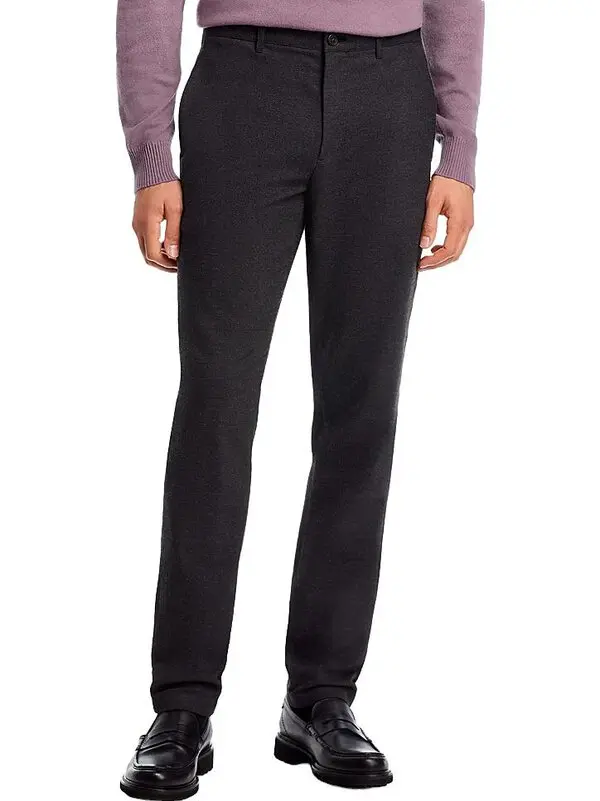 Theory Zaine Slim Fit Pants In Mercer Twill - Gray Melange Multi