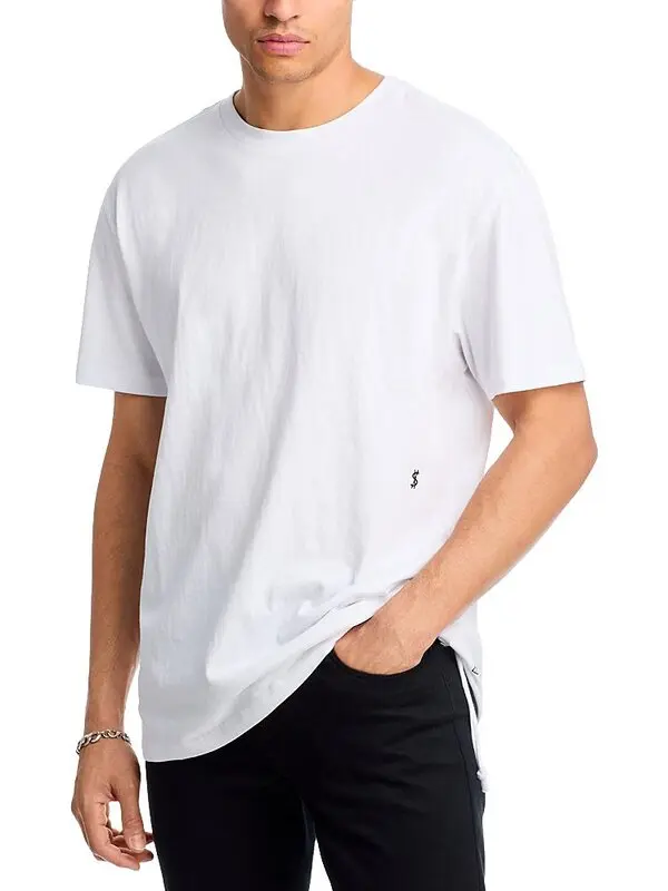 Ksubi Oversized 4x4 Cross Print Tee - White