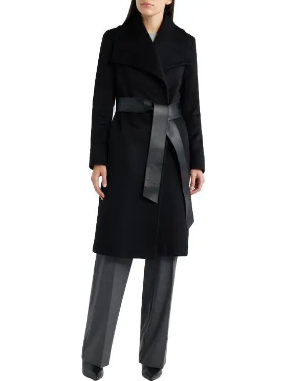 Fleurette Inez Loro Piana Wool & Cashmere Coat - Black