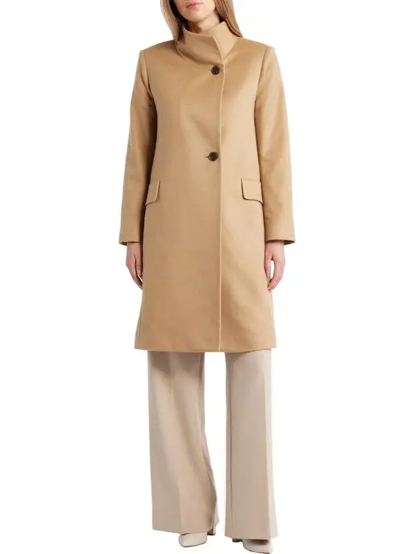 Fleurette Milly Cashmere Coat - Camel