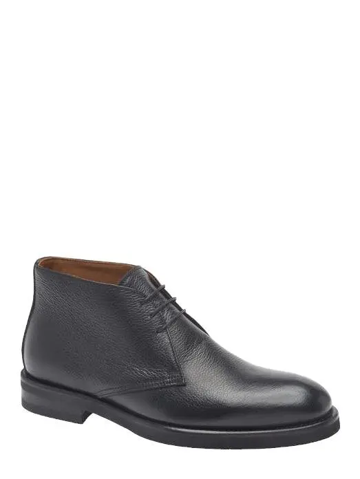 Nordstrom Italian Collection Saluzzo Chukka Boot - Black Leather