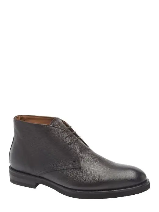 Nordstrom Italian Collection Saluzzo Chukka Boot - Dark Brown Leather
