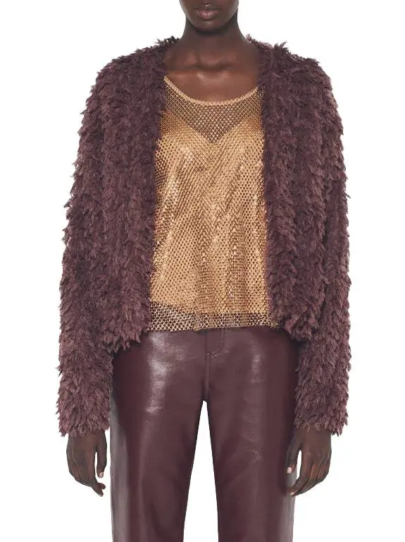 AS By DF Cindy Cardigan - Port Wine