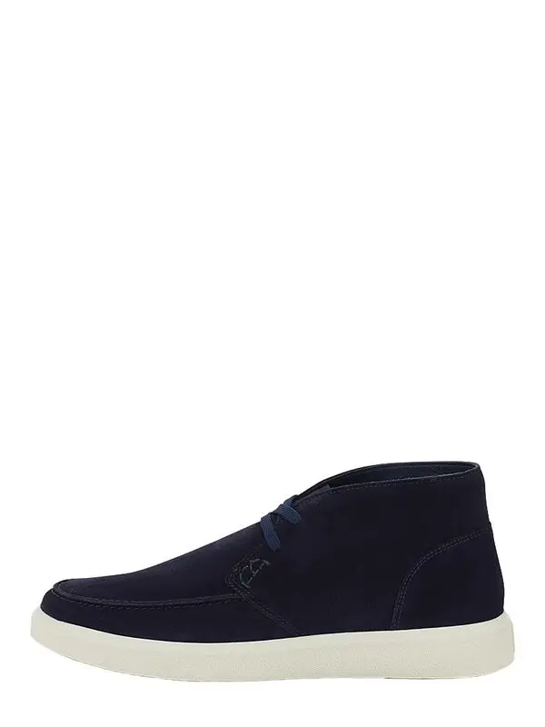 Boggi Milano Cirrus Lace Up Ankle Boots - Navy Blue