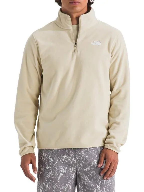 The North Face Glacier Fleece Quarter Zip Pullover - Desert Stone