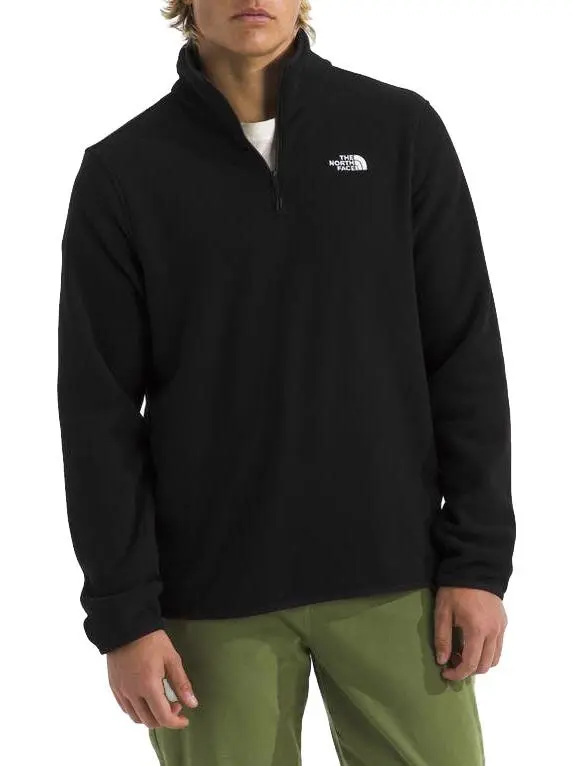 The North Face Glacier Fleece Quarter Zip Pullover - Tnf Black