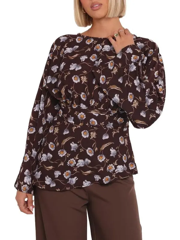 PETAL & PUP Calantha Floral Top - Fall Floral