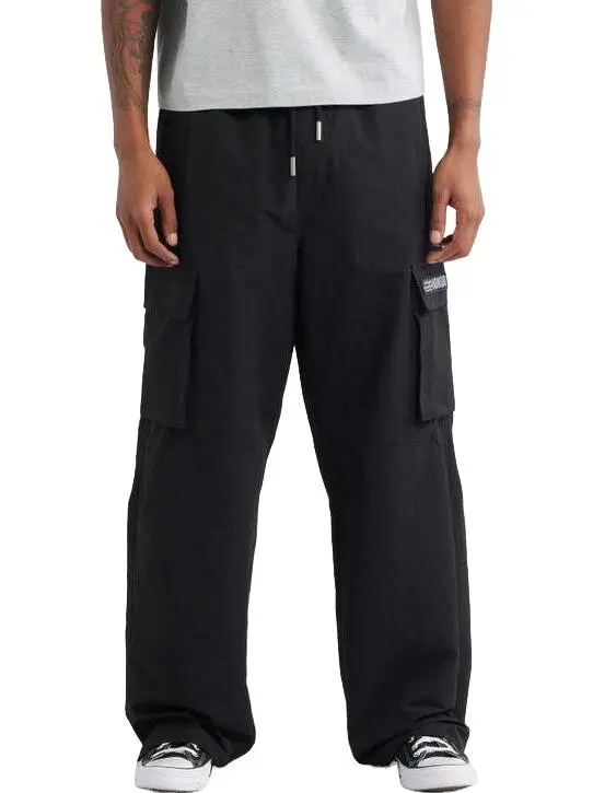 HONOR THE GIFT Cotton Cargo Pants - Black
