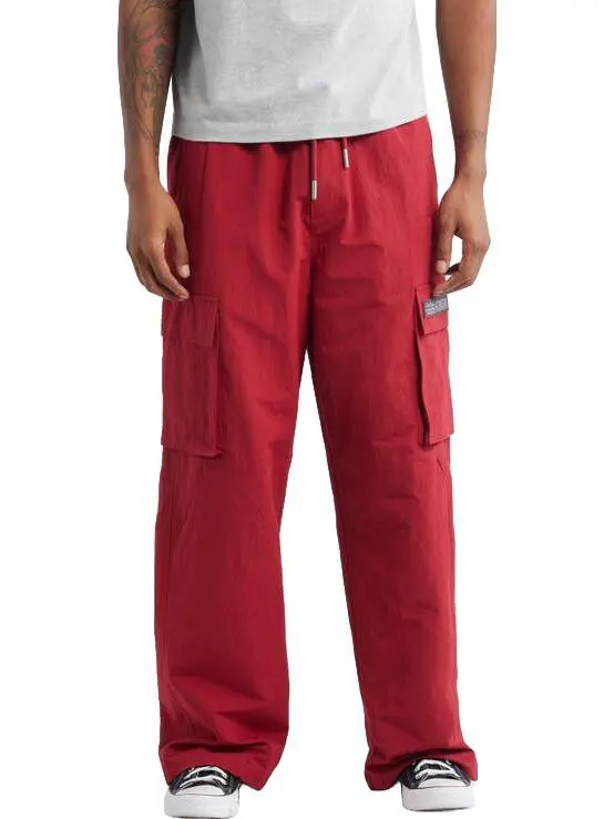 HONOR THE GIFT Cotton Cargo Pants - Plum