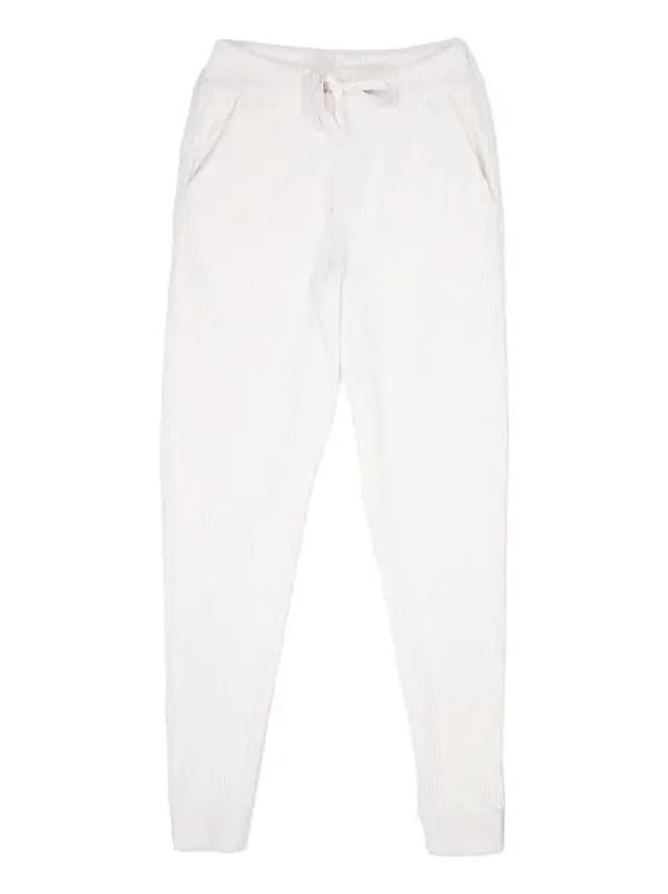 EVERYDAY CALIFORNIA Malibu Ribbed Jogger - Off White