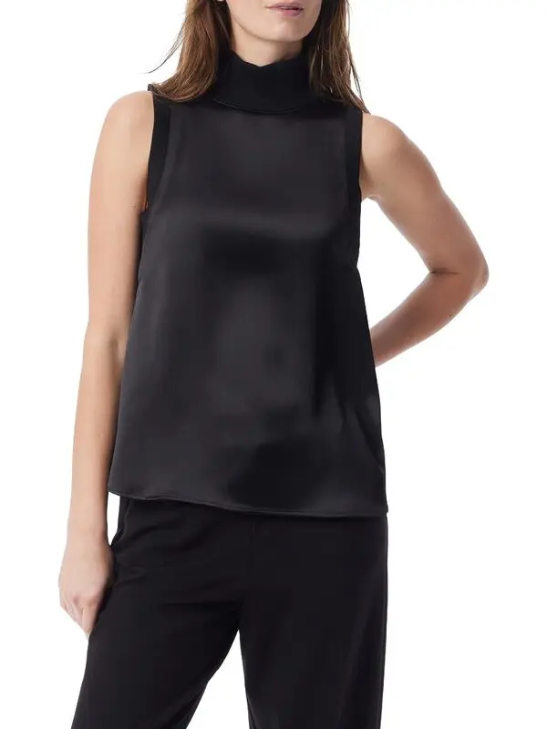 DO BY DEE OCLEPPO Satin Shell Top - Black