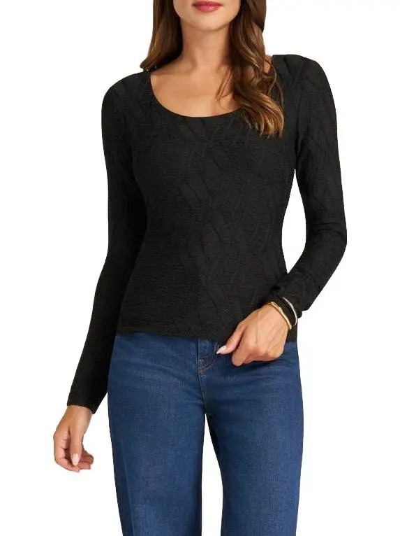 Matty M. Rowan Knit Top - Black