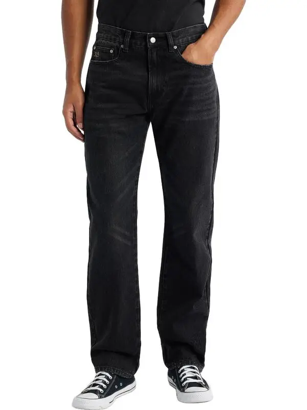 925 ORIGINALS Stock Straight Leg Jeans - Midnight Black