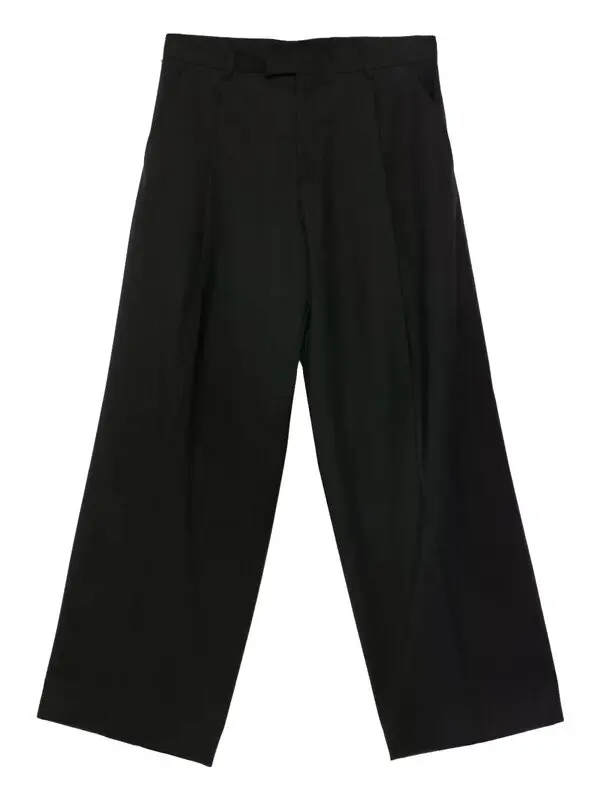 BE ABLE Pleated Trousers - Black