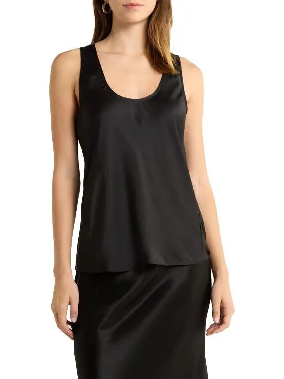FAVORITE DAUGHTER Clean Cut Tank - Black