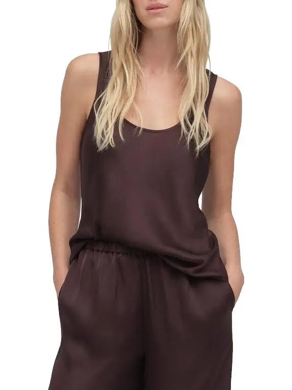 FAVORITE DAUGHTER Clean Cut Tank - Espresso