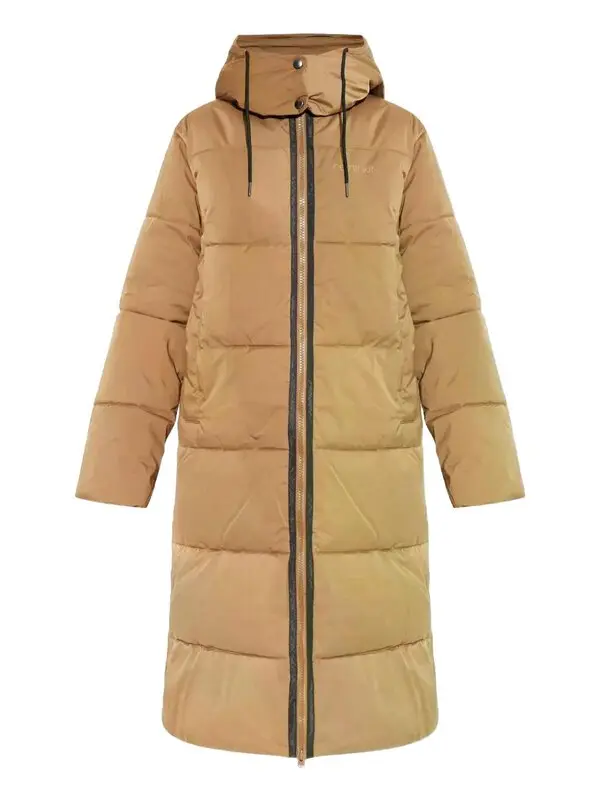 RETHINKIT STUDIOS Hooded Padded Coat - Neutrals