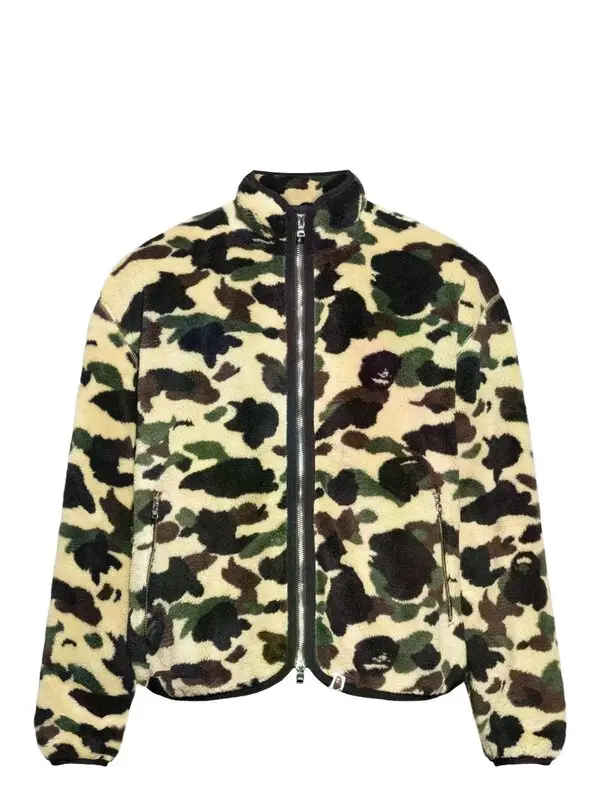 A BATHING APE® Camouflage Zip-up Jacket - Neutrals