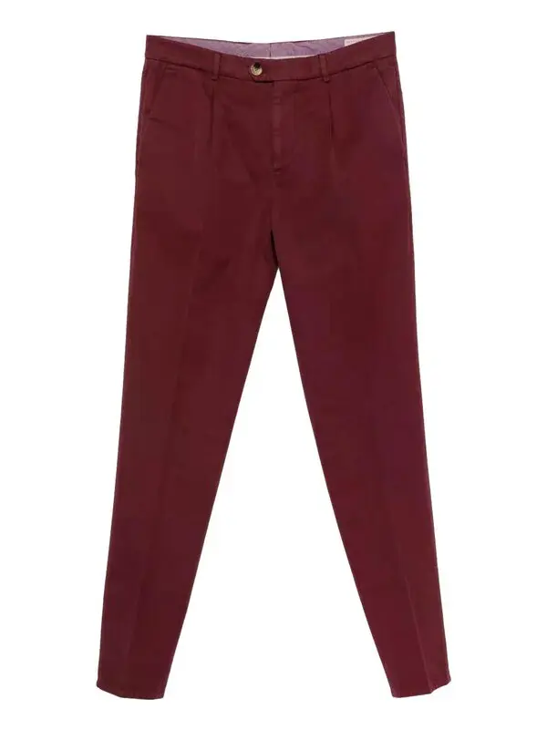 Brunello Cucinelli Pleated Trousers - Red